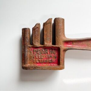 Other | Vintage Peoria Steel Roller Chain Detacher Tool Peoria ...